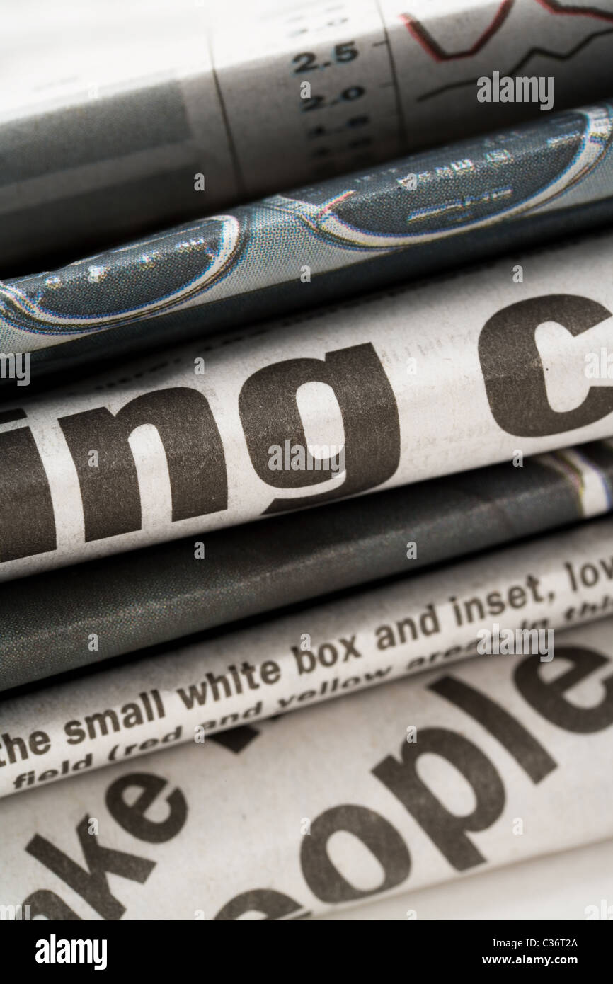 newspaper close up shot for background Stock Photo - Alamy