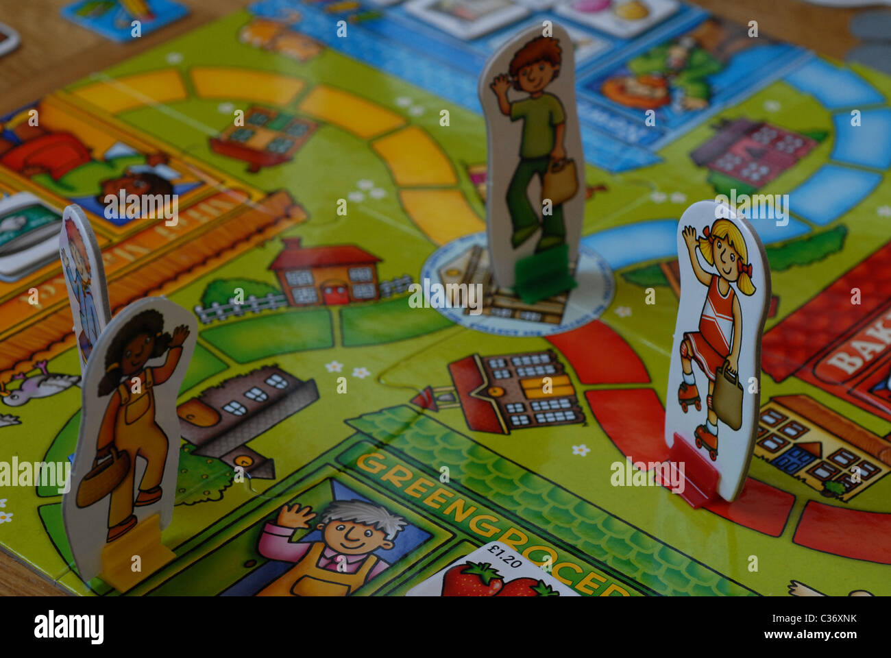 Educational board game Stock Photo - Alamy