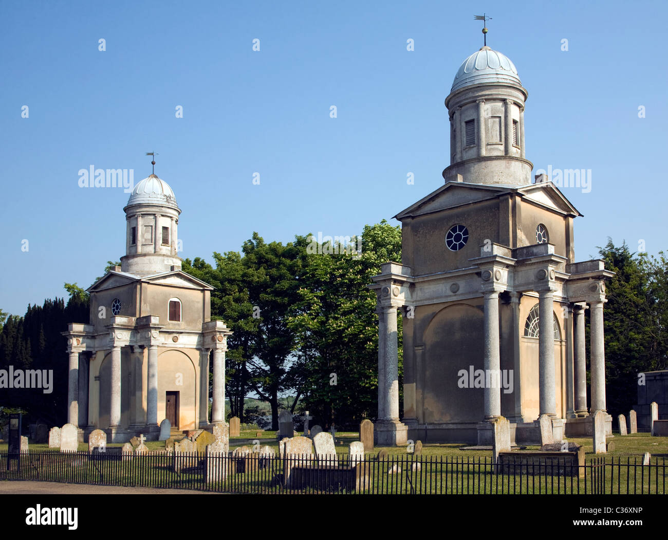 Mistley Towers Essex England Stock Photo - Alamy