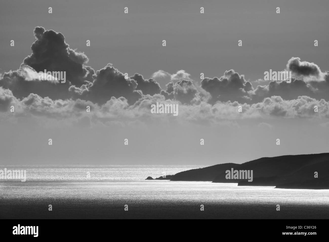 The tip of the Messinian Peninsula of the Peloponnese of Greece Stock ...