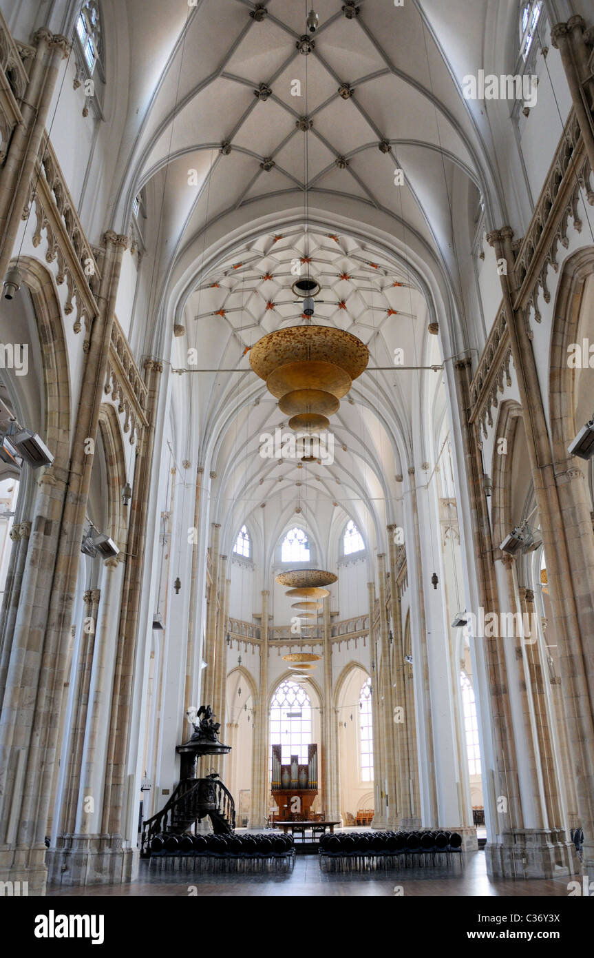 Arnhem, Netherlands. Grote Kerk (Church of St Eusebius - 1452) Interior ...