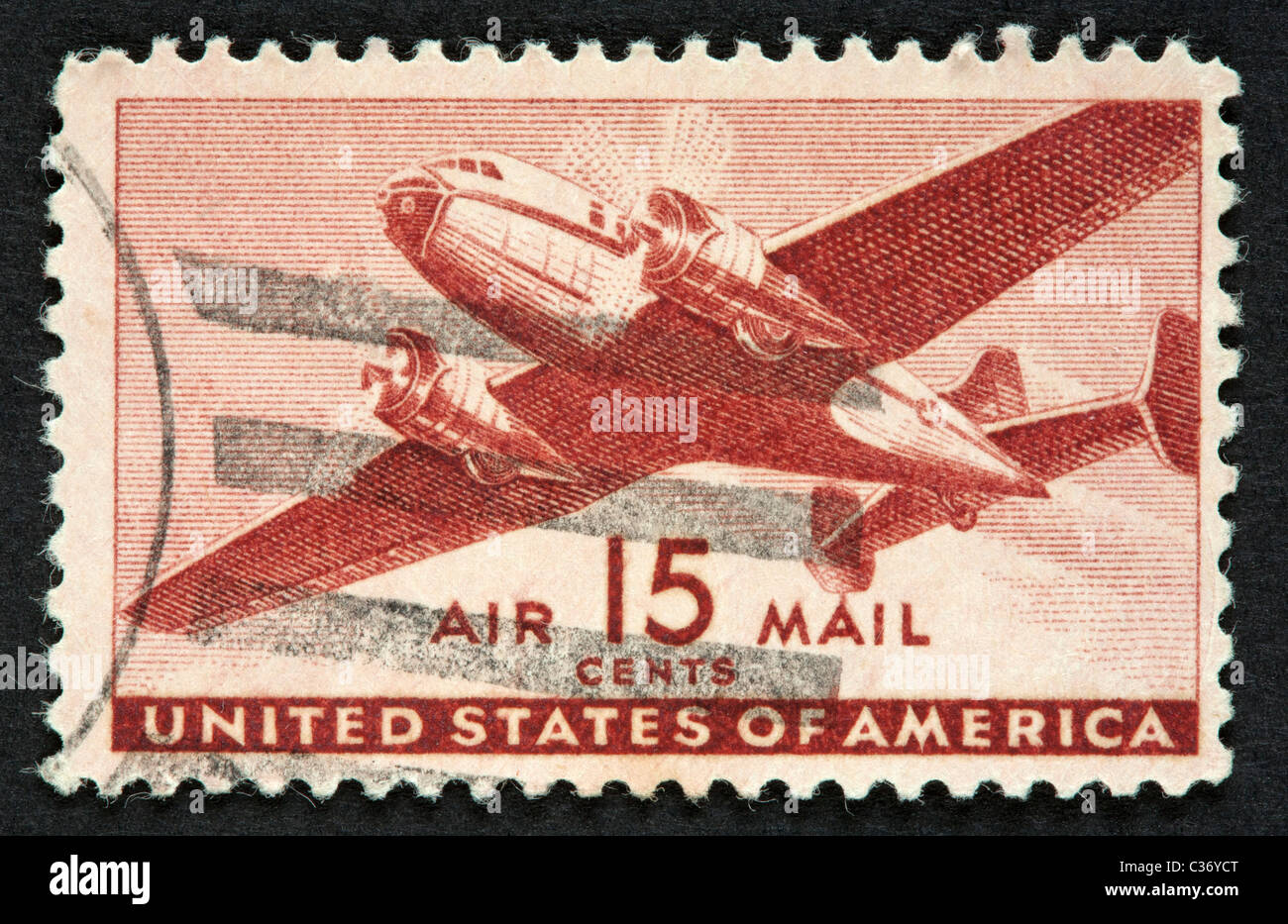 American postage stamp Stock Photo - Alamy