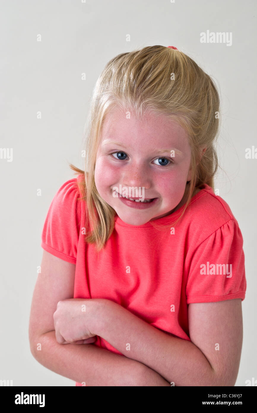 5 6 Year Old Girl MR Myrleen Pearson Stock Photo Alamy