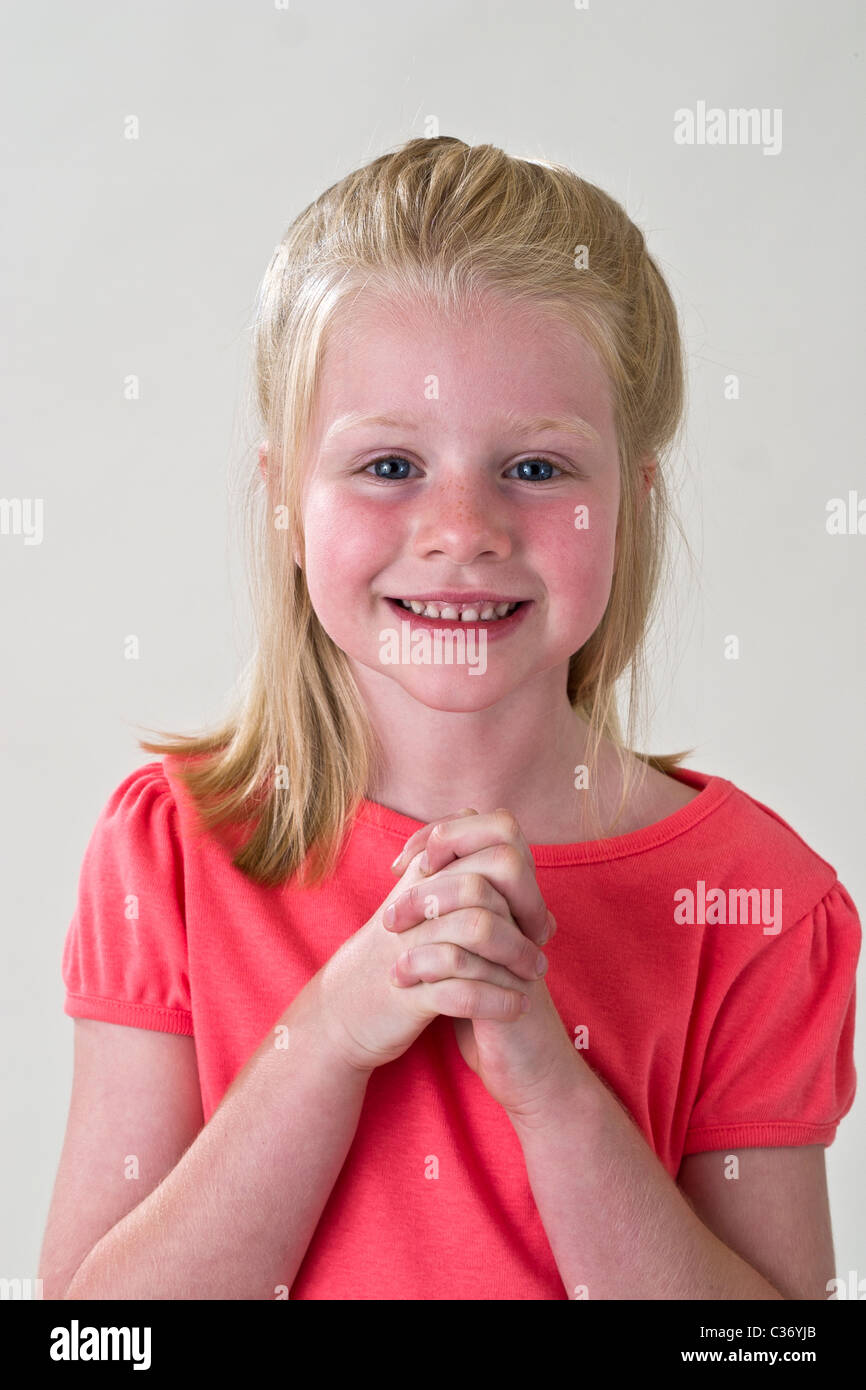 Cute 6 year old girl hi-res stock photography and images - Alamy