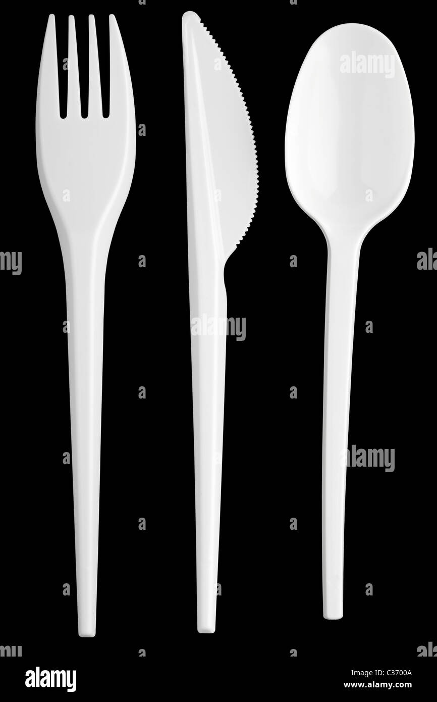 Plastic spoon fork hi-res stock photography and images - Alamy