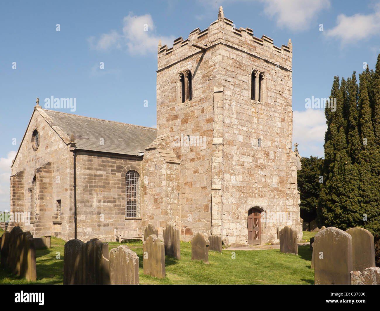 St Hilda's Church Danby, North Yorkshire, UK in Danby Dale built on an ...