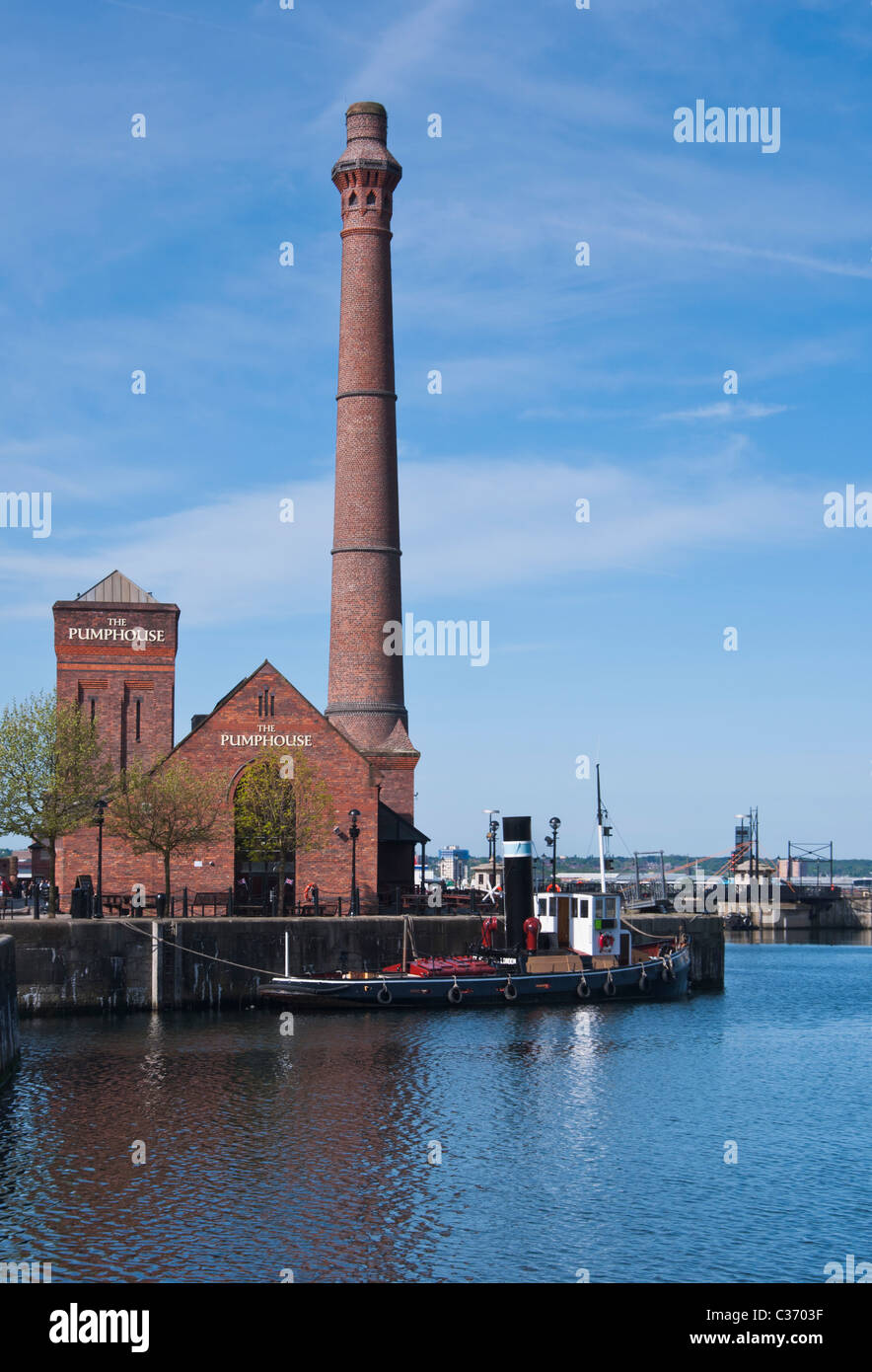 The Pump House at the Albert Dock in Liverpool, England Stock Photo - Alamy
