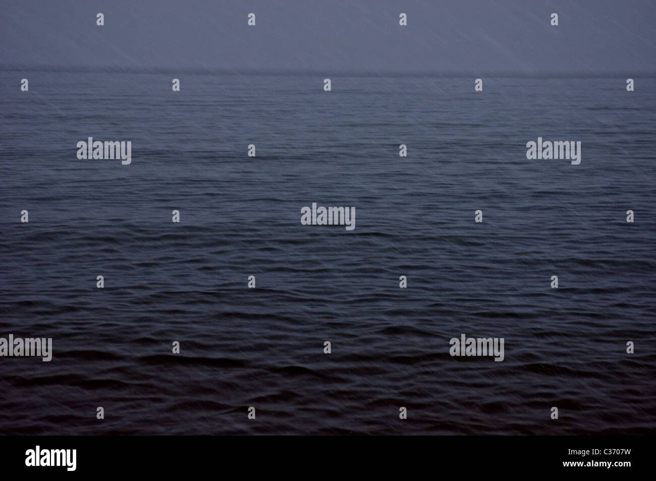 Snowfall, sea, winter Stock Photo - Alamy