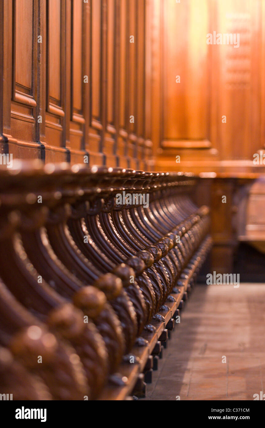 Choir stall seat hi-res stock photography and images - Alamy