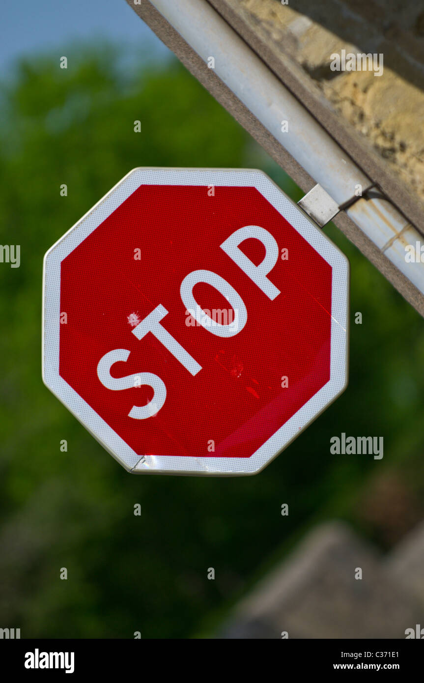 Roads stop sign hi-res stock photography and images - Alamy