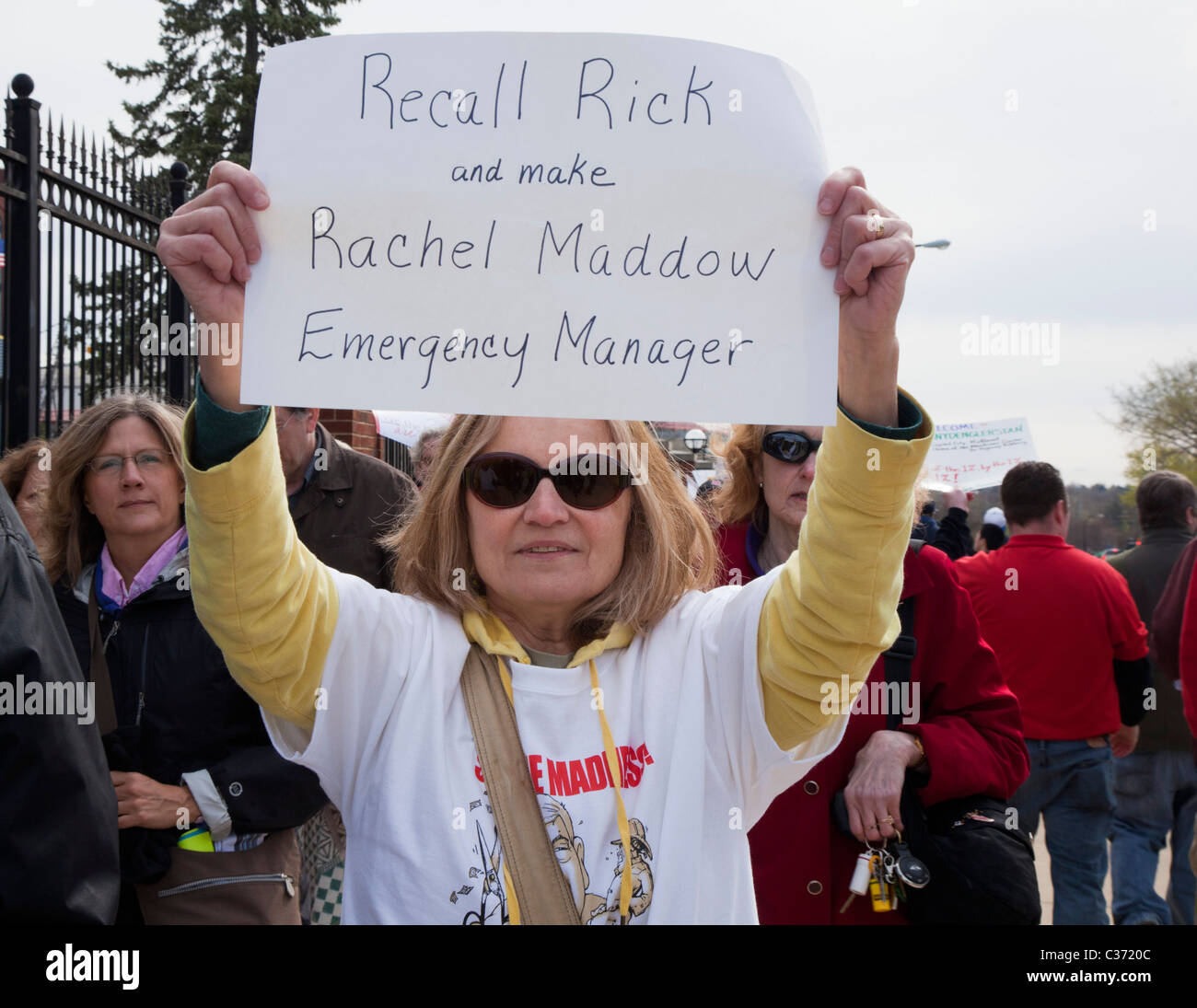 Protest Against Budget Cuts for Education Stock Photo - Alamy