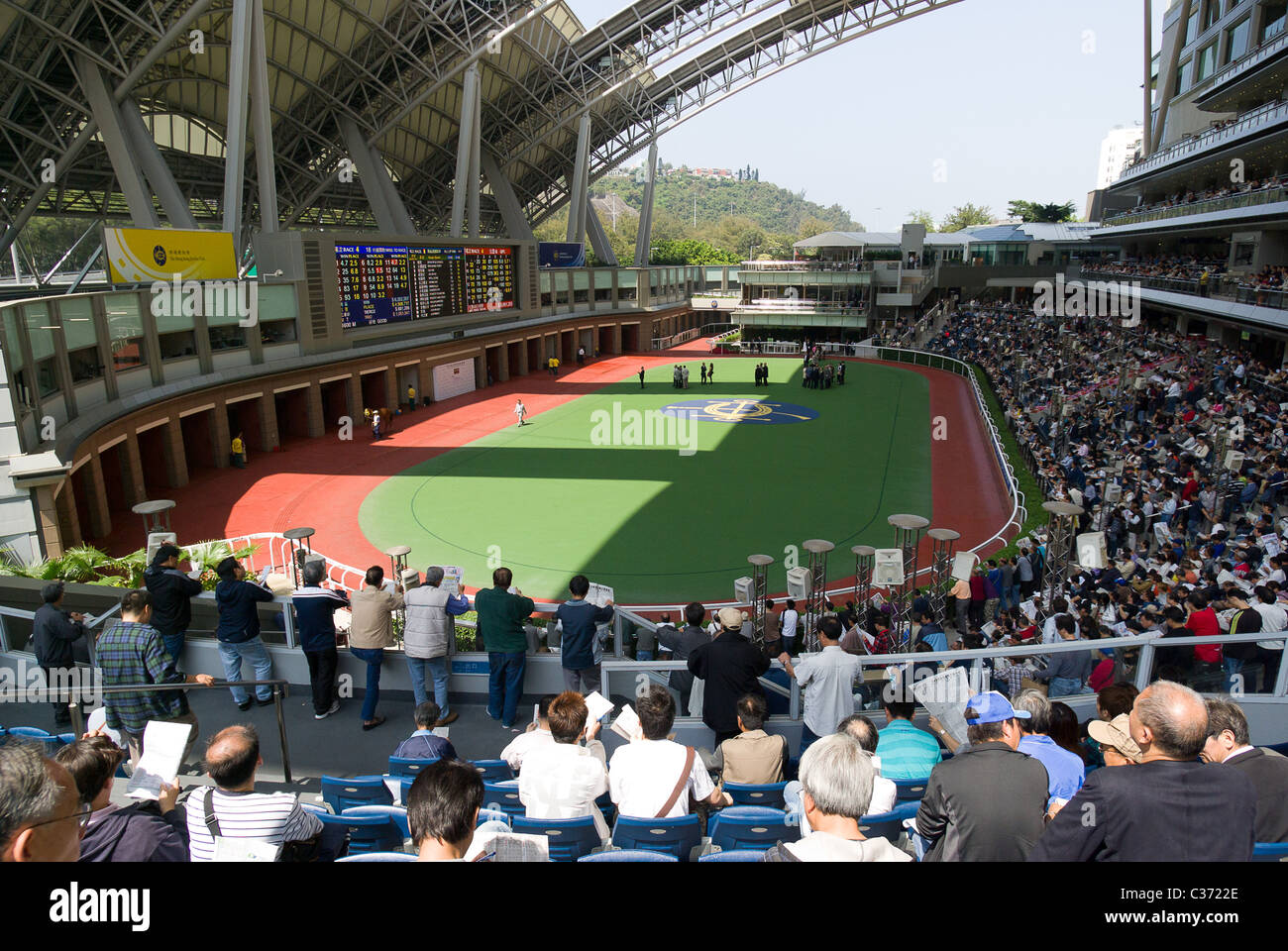 Hong Kong Jockey Club House Racing Stock Photo - Alamy