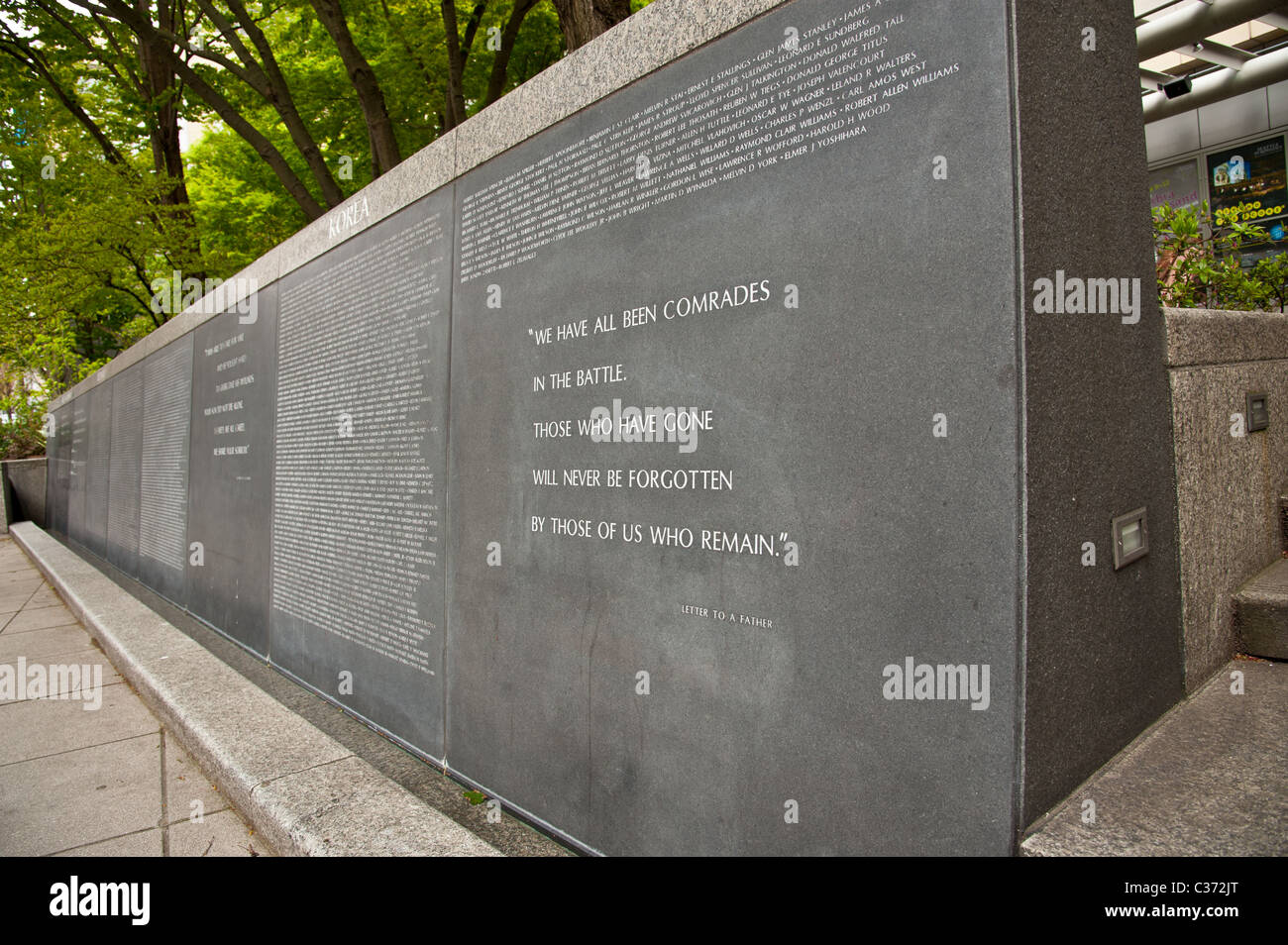 Garden of Remembrance in downtown Seattle Stock Photo - Alamy