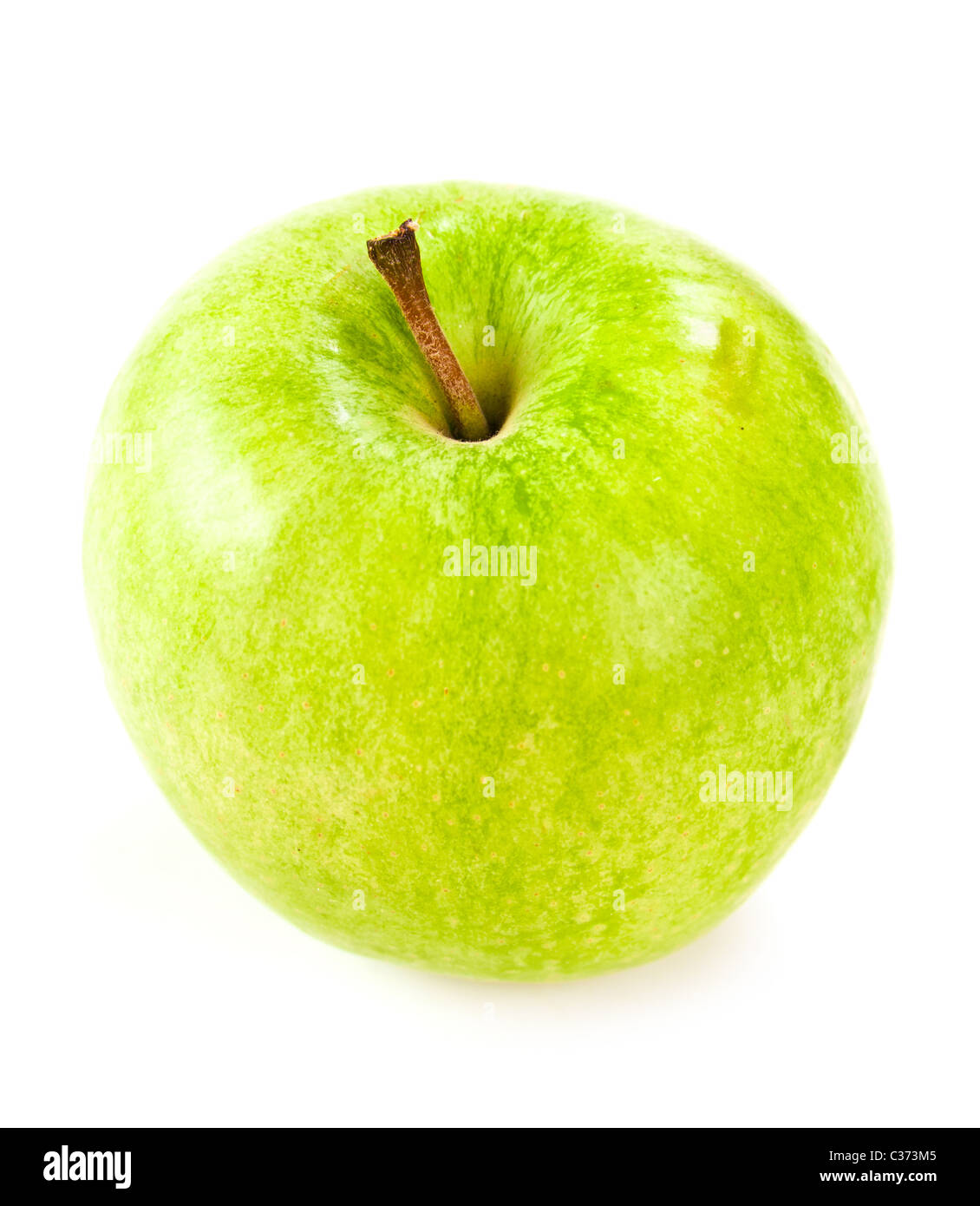 fresh green apple isolated on white Stock Photo - Alamy
