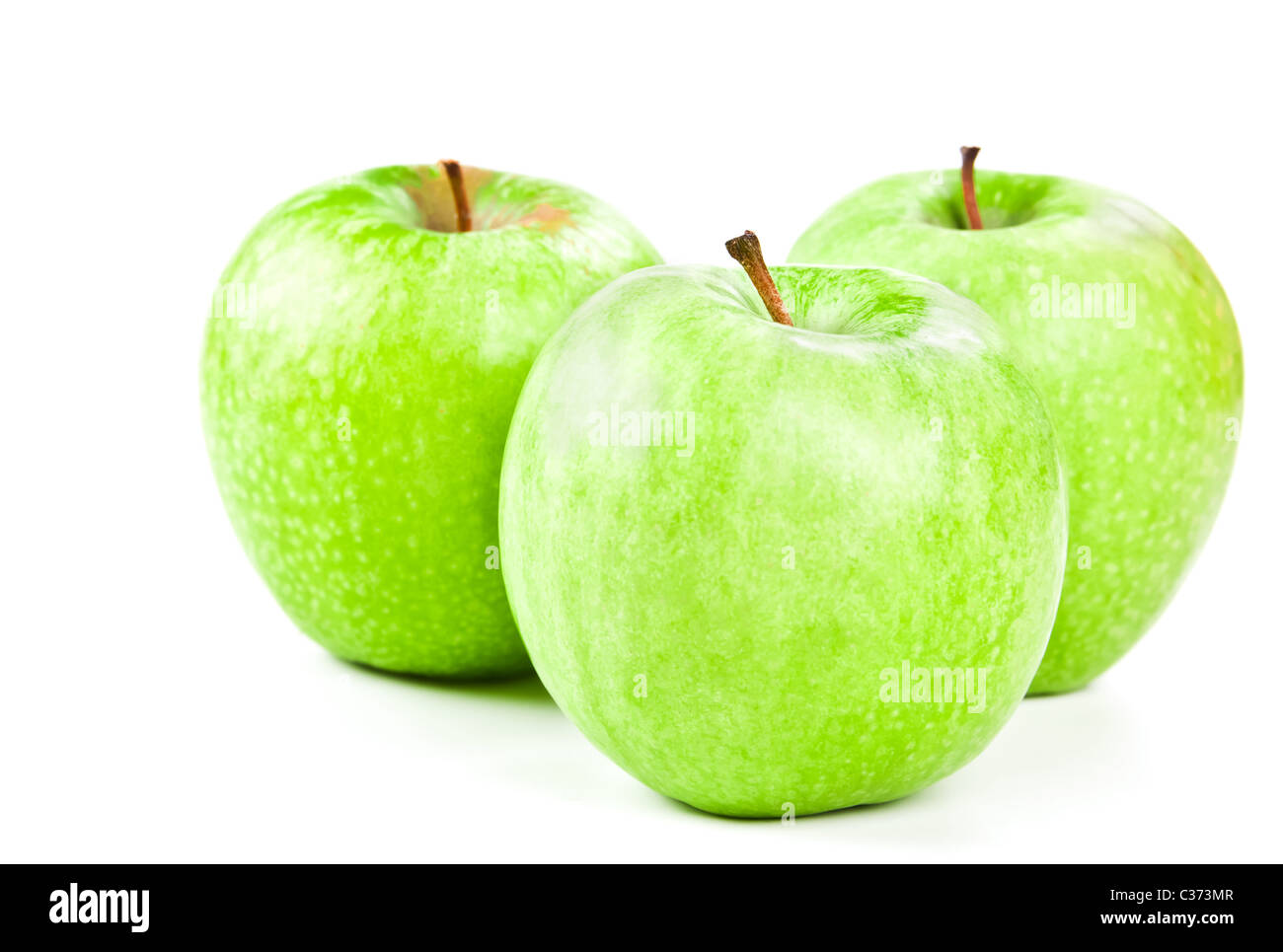 Three apples Cut Out Stock Images & Pictures - Alamy