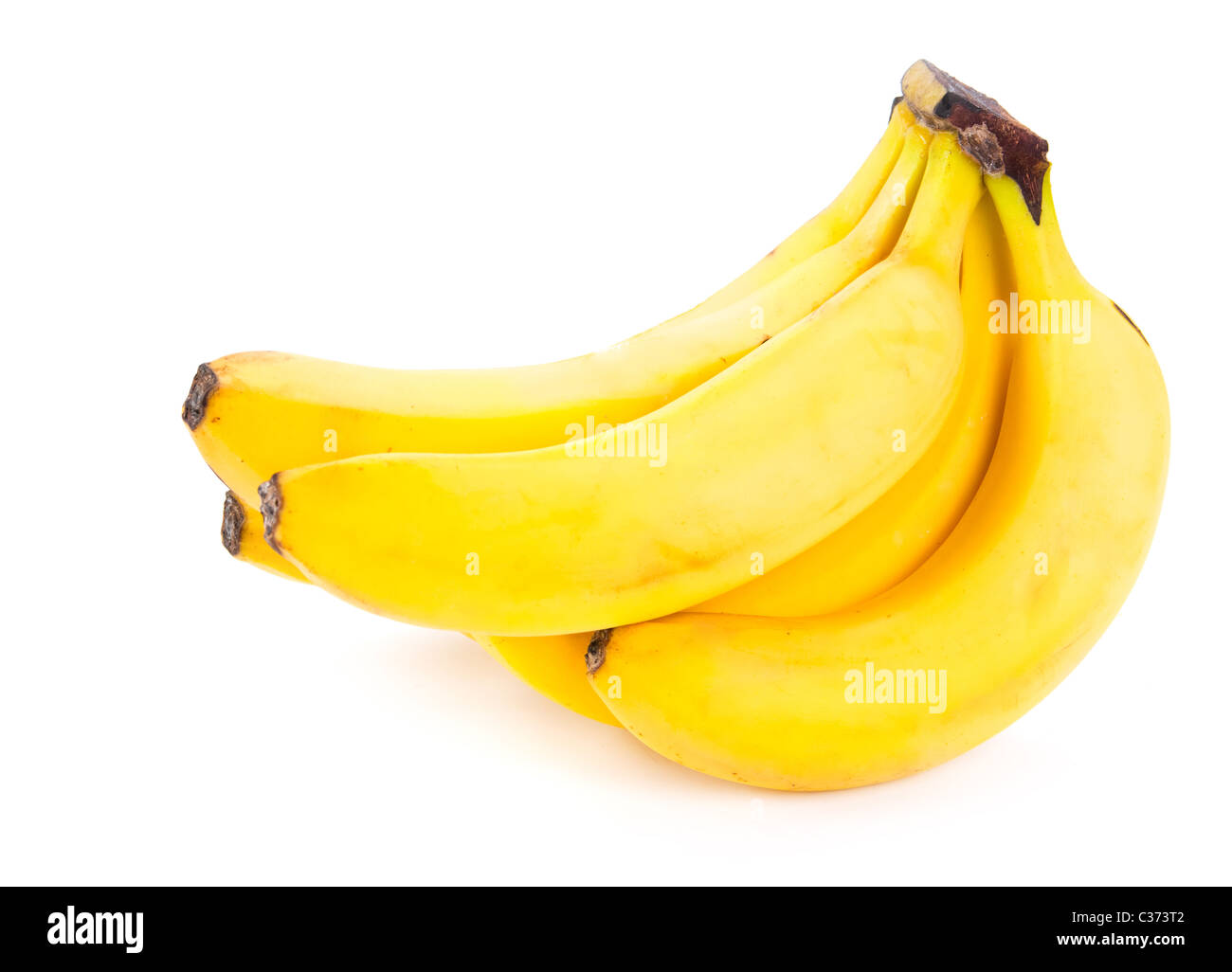 Bunch of bananas isolated on white background Stock Photo - Alamy