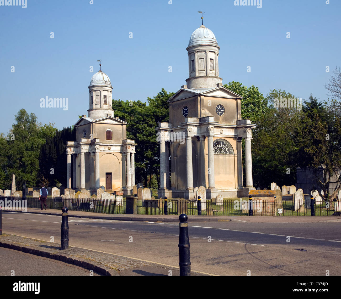 Mistley Towers Essex England Stock Photo - Alamy