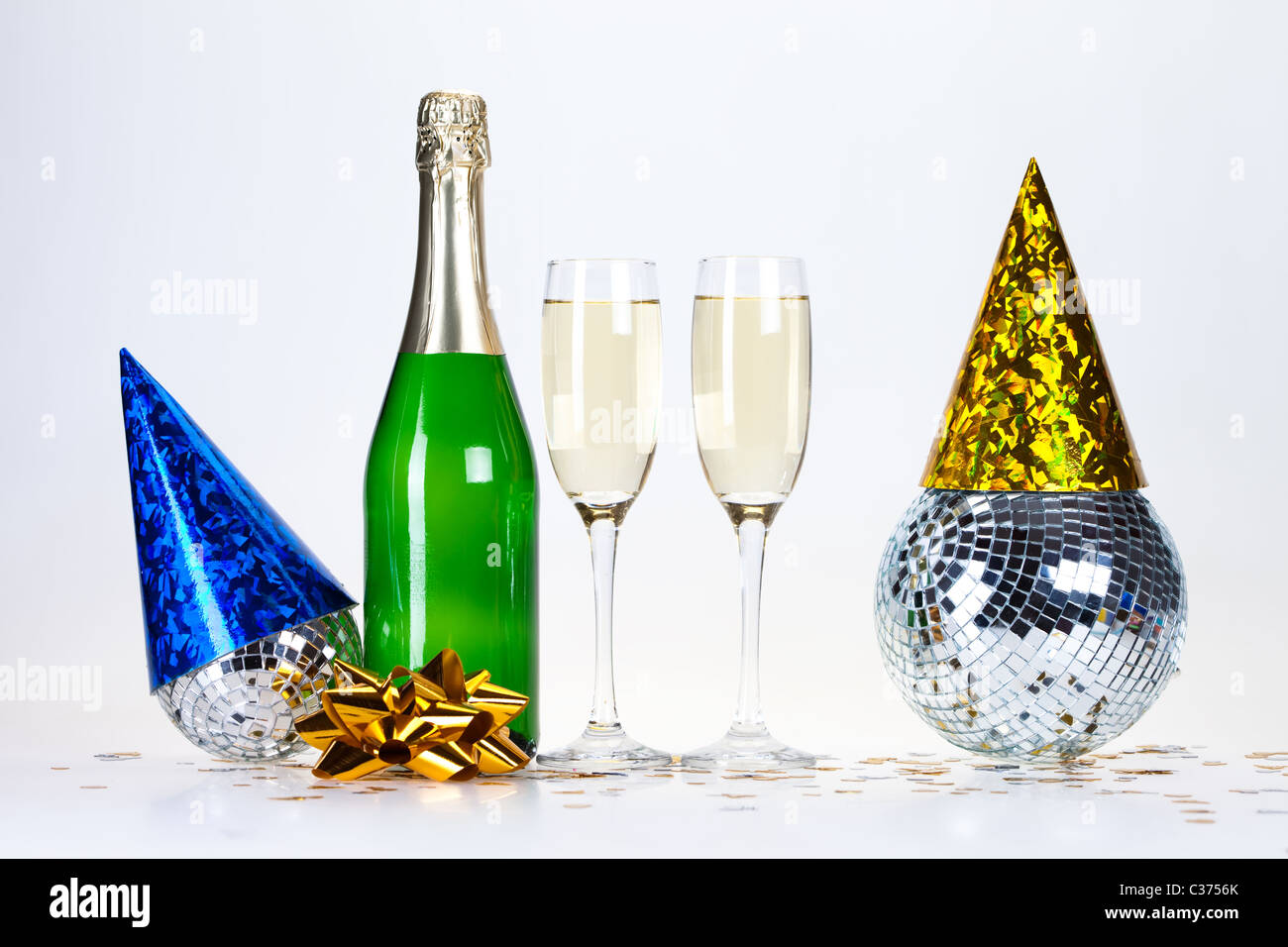 celebration stuff over background Stock Photo - Alamy