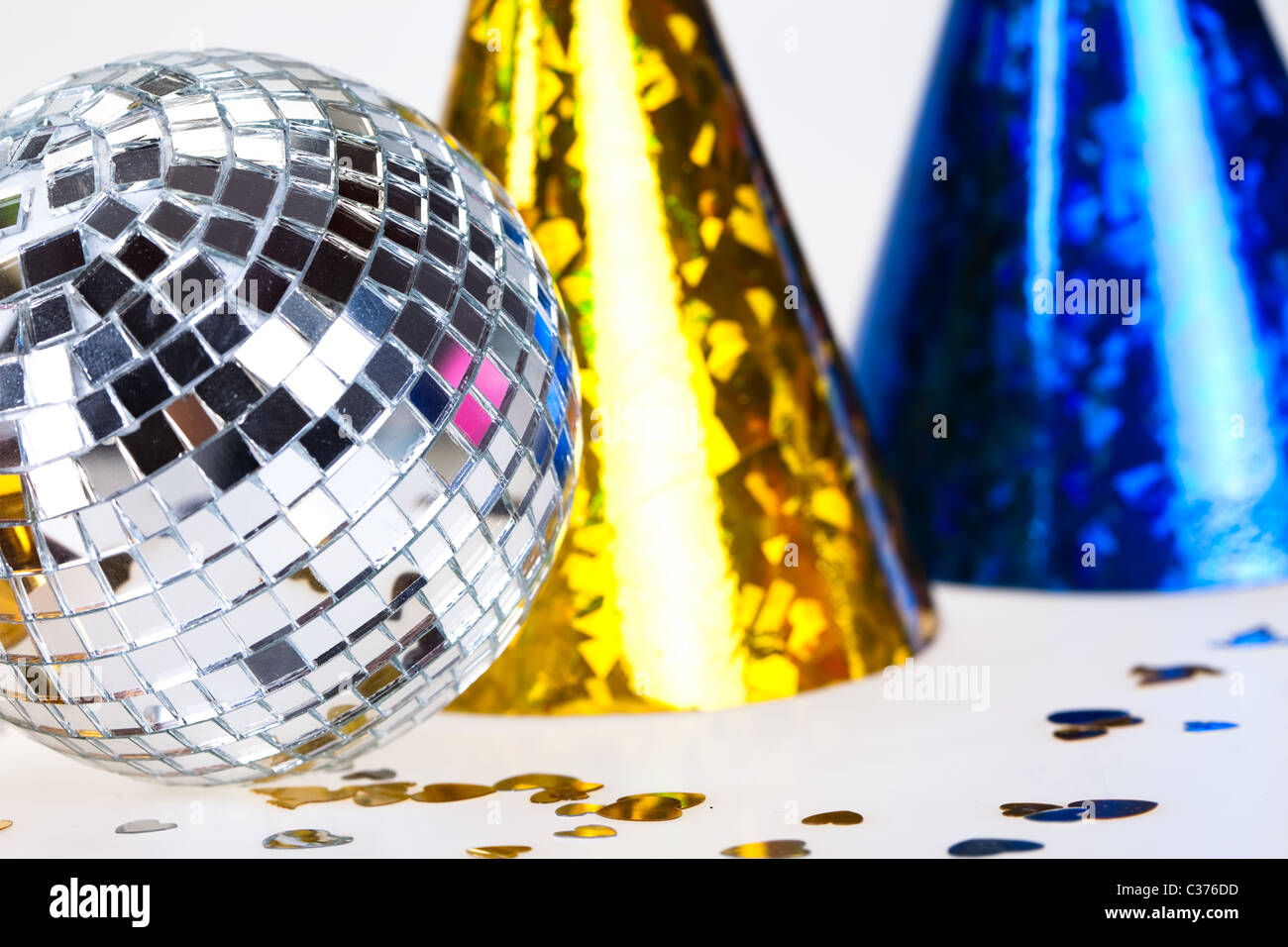 celebration stuff over background Stock Photo - Alamy
