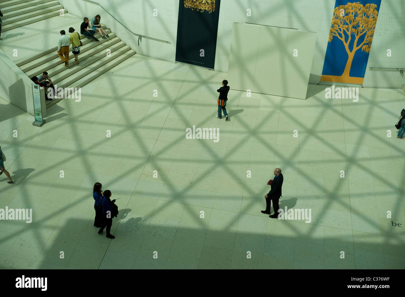 British Museum Courtyard Stock Photo - Alamy