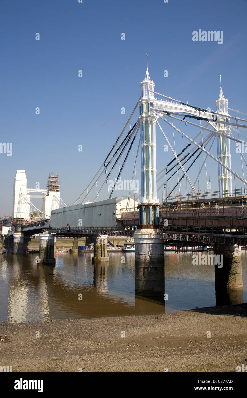 Bridge over river repair construction hi-res stock photography and ...