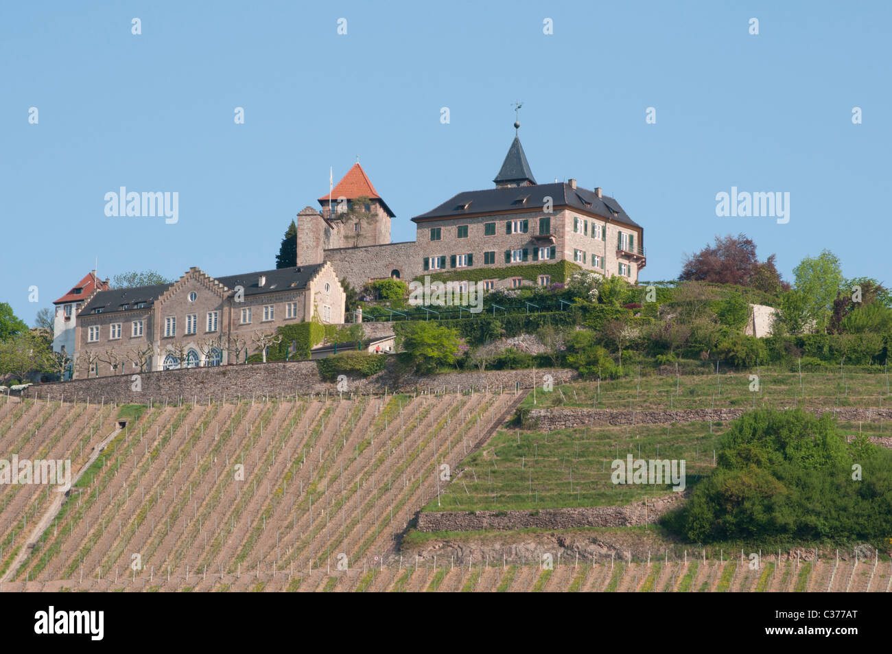 Obertsrot schloss eberstein castle gernsbach hi-res stock photography ...