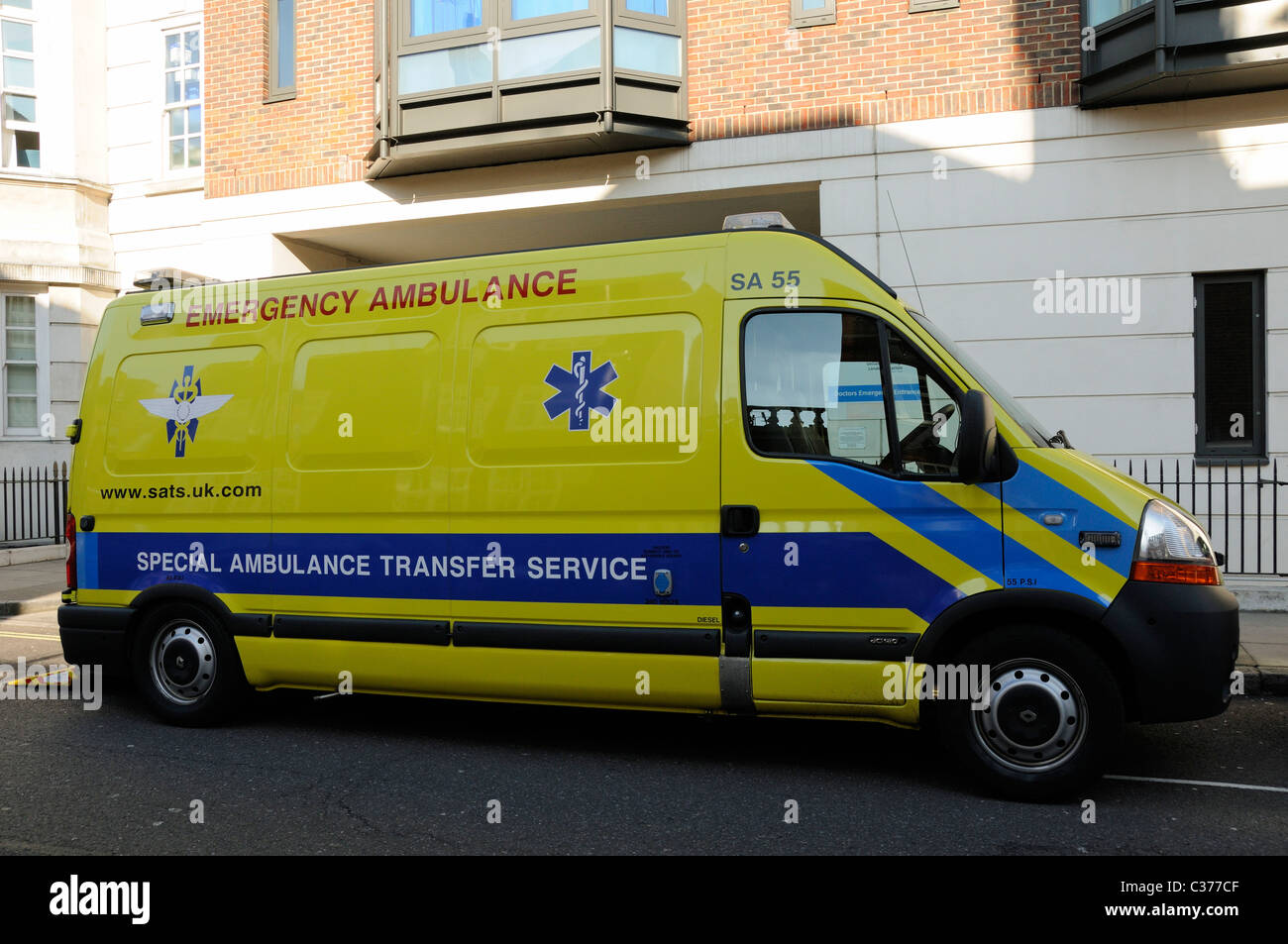 Special Ambulance Transfer Service Stock Photo - Alamy