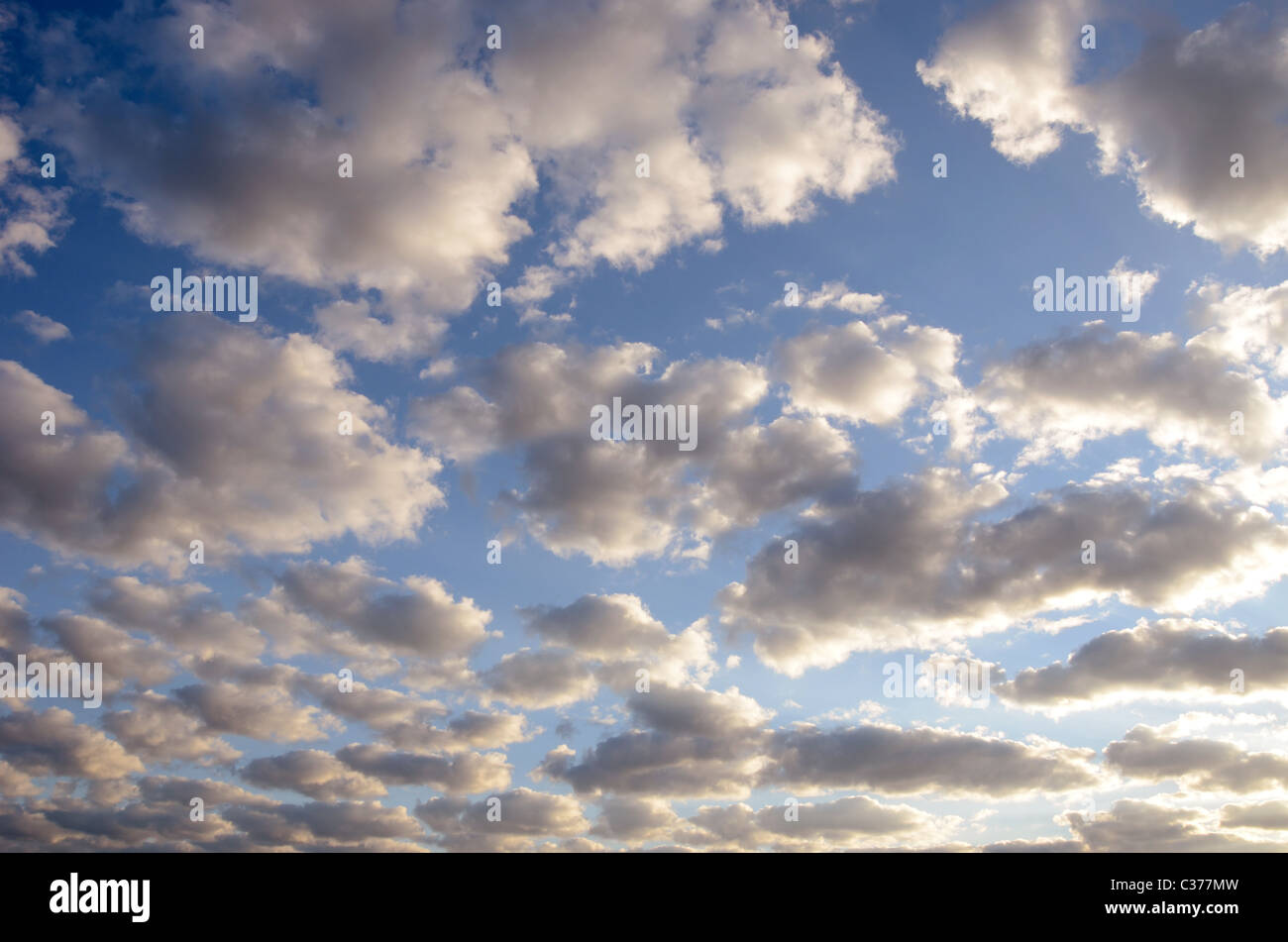 Early morning clouds and sky background Stock Photo - Alamy