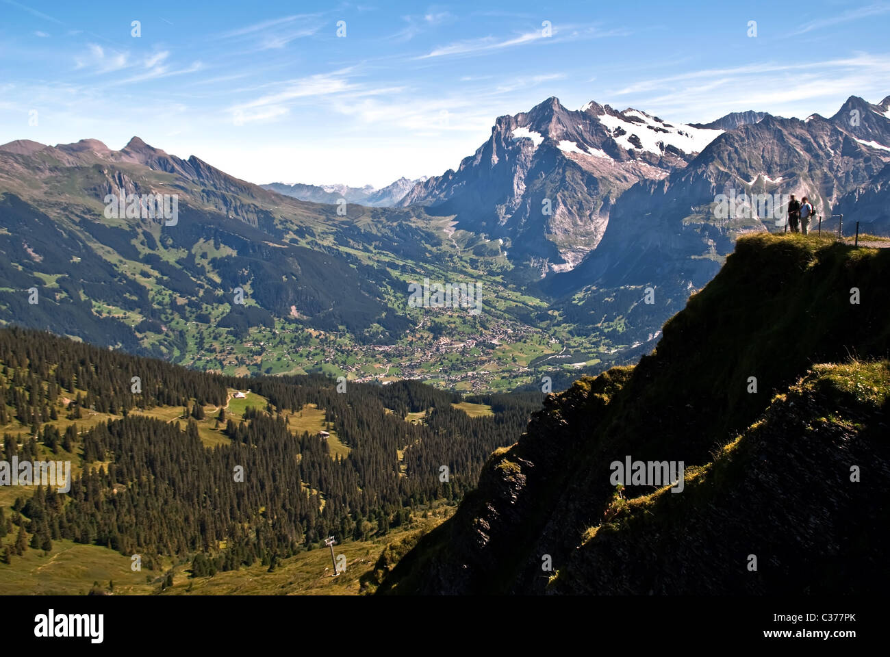 Switzerland bernese oberland mountaineer hi-res stock photography and ...