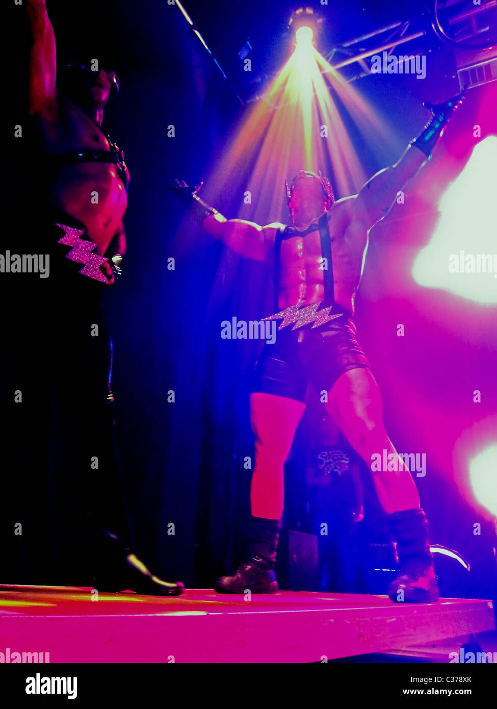 Male Dancers On Stage Nightlife High Resolution Stock Photography and ...