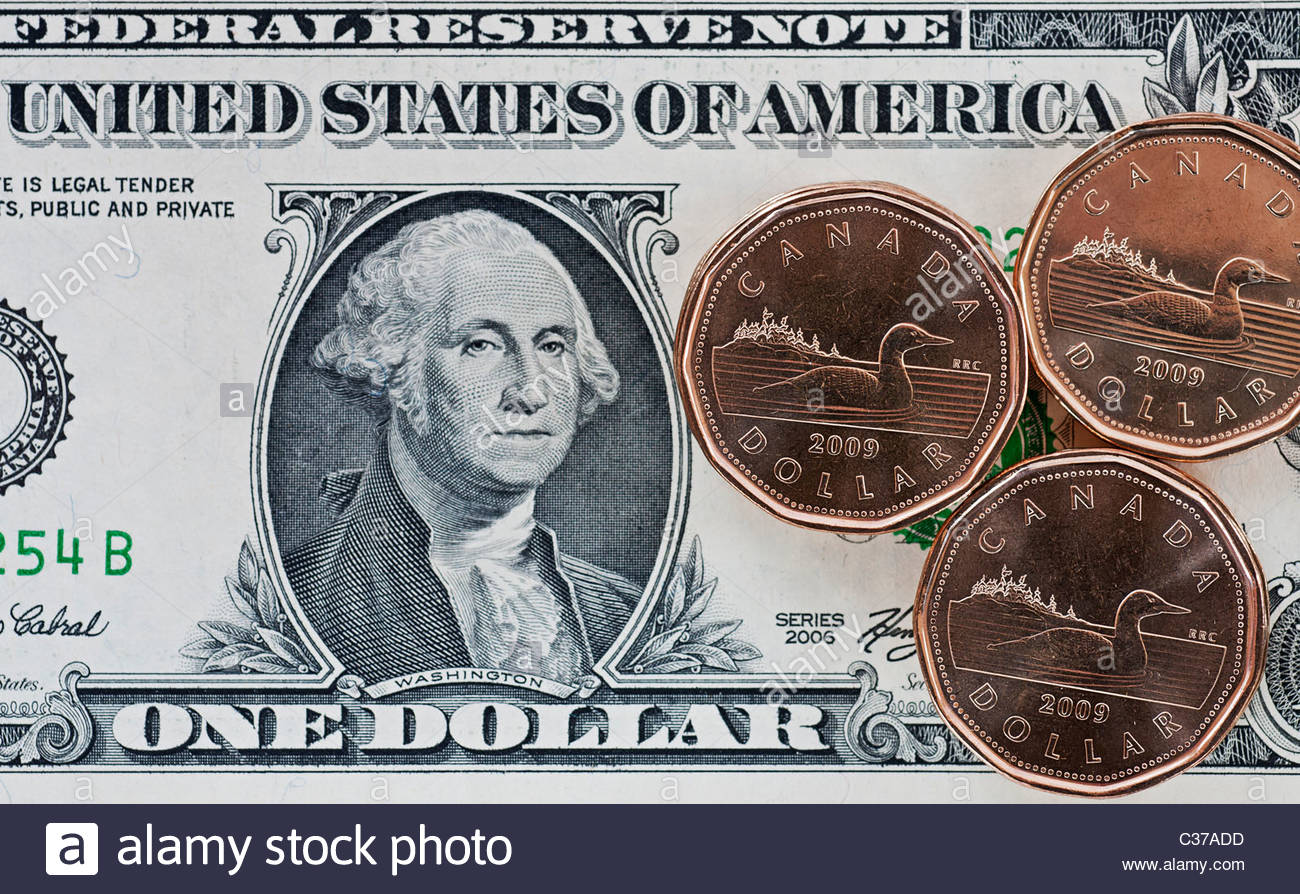 Canadian And Us Dollars High Resolution Stock Photography and Images ...