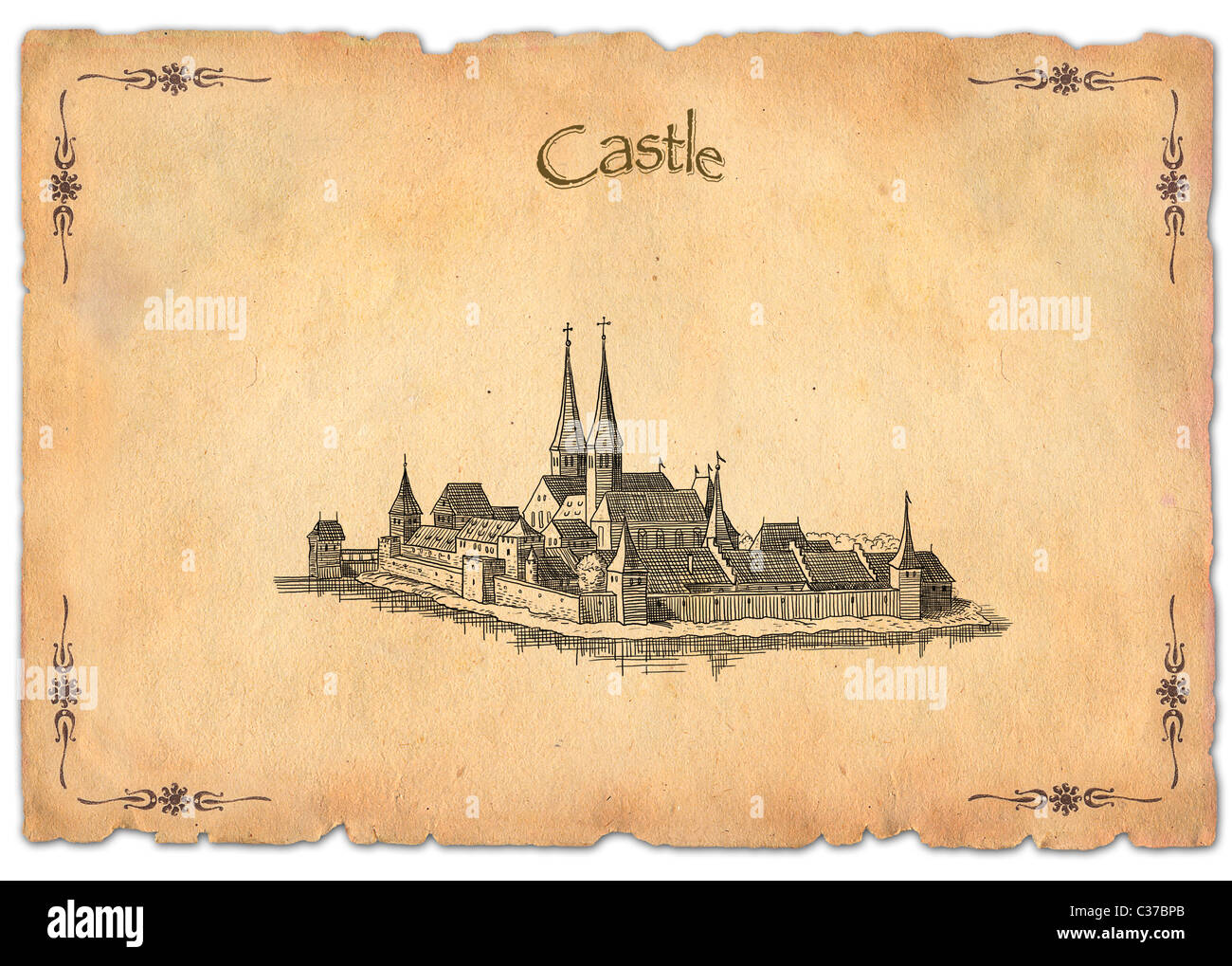 Old castle head hi-res stock photography and images - Alamy