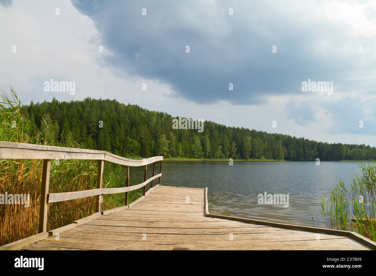 Summer Lake, Pierce Stock Photo - Alamy