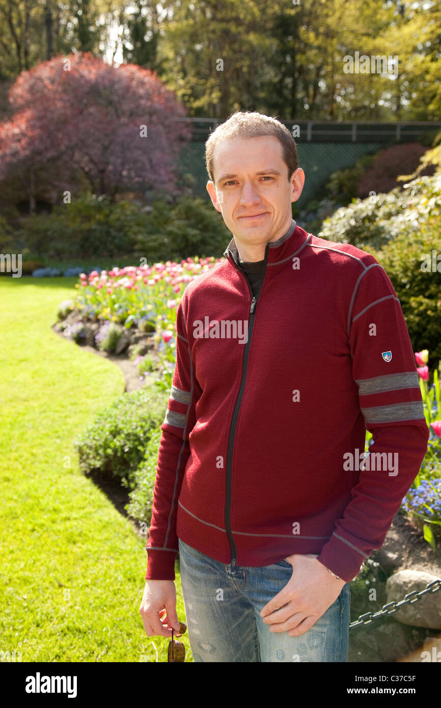 Portrait of a young man. Victoria, BC, Canada Stock Photo - Alamy