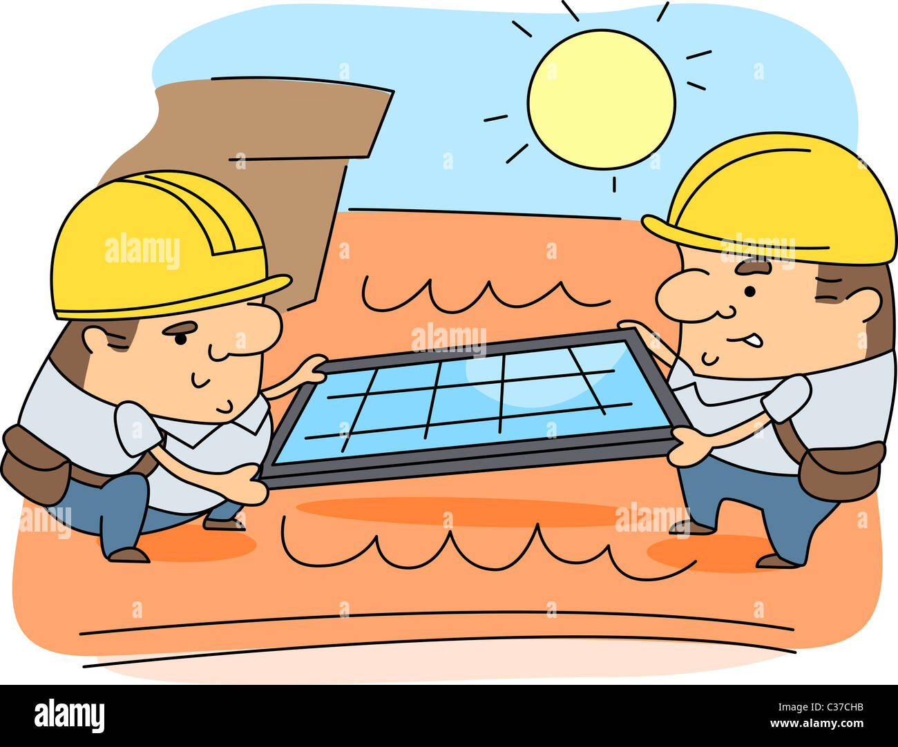 Solar panel clipart hi-res stock photography and images - Alamy