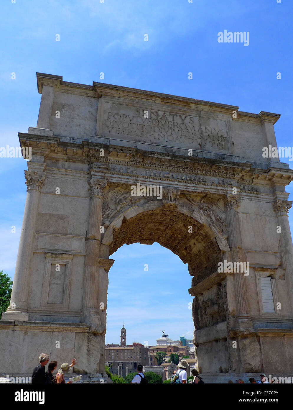 Image of Arch Rome Stock Photo - Alamy