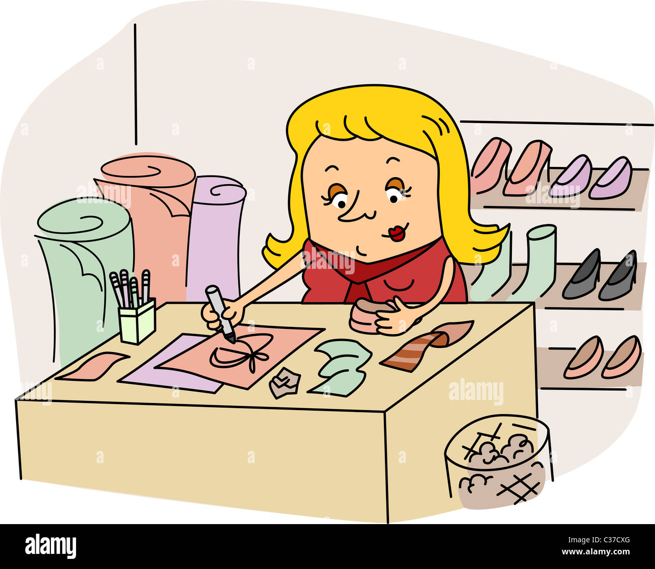 Cartoon apparel hi-res stock photography and images - Alamy