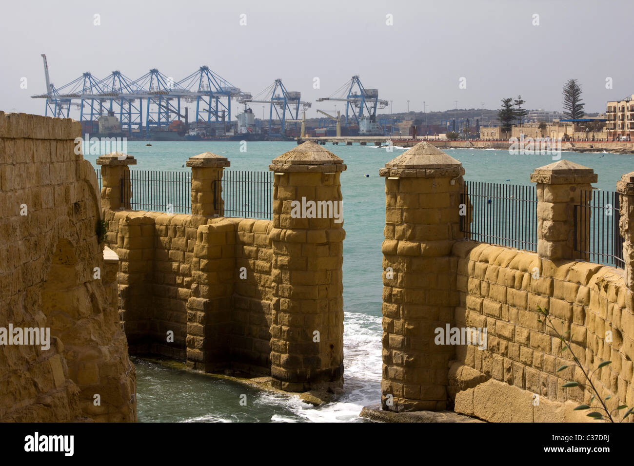 Birzebbugia pretty bay isle of malta Stock Photo - Alamy