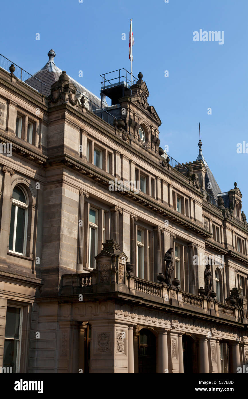 The Guildhall or Old City Courts building Burton Street Nottingham city ...
