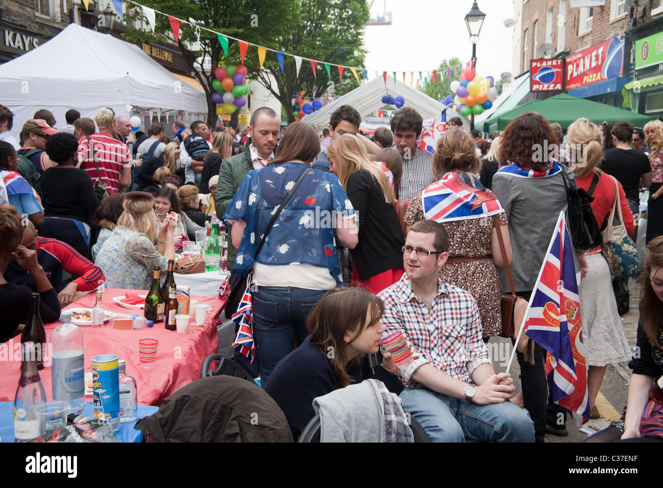 Wedding of Prince William and Kate Middleton - Street Party on ...