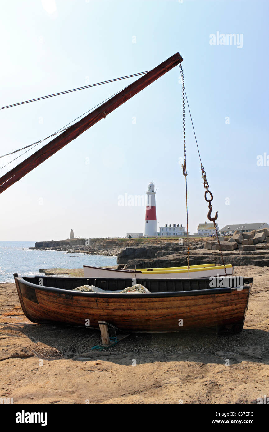 Boat launching winch at Portland Bill, Weymouth, Dorset, England UK ...