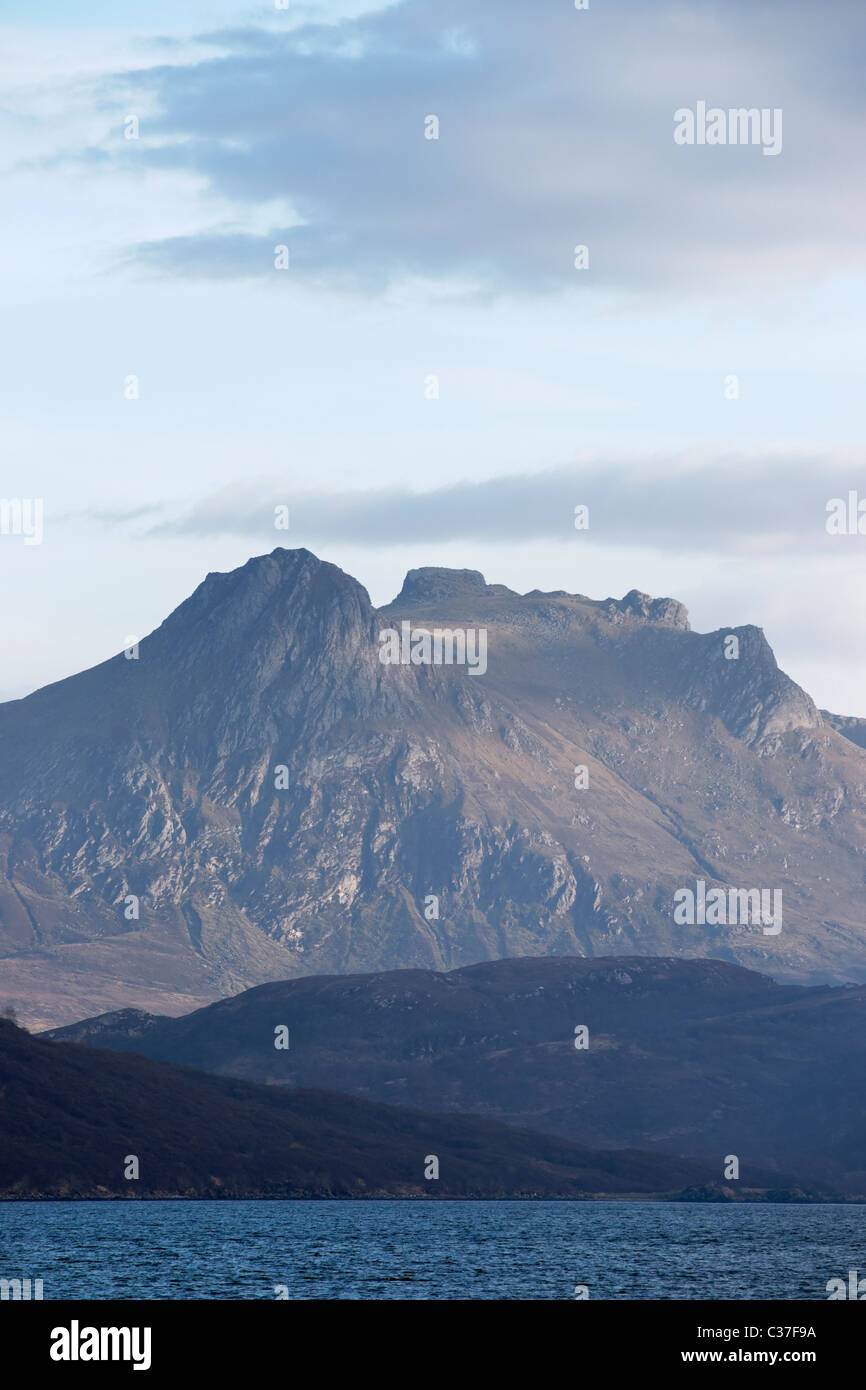Ben Loyal, near Tongue, Sutherland, Highland, Scotland, UK Stock Photo ...