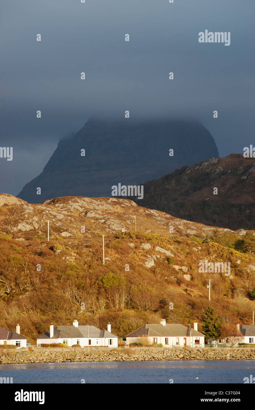 Suilven from Lochinver, Assynt, Sutherland, Highland, Scotland, UK ...