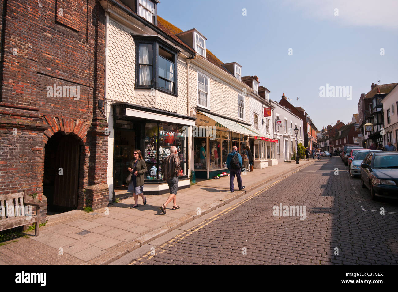 The High Street Rye East Sussex England Stock Photo - Alamy