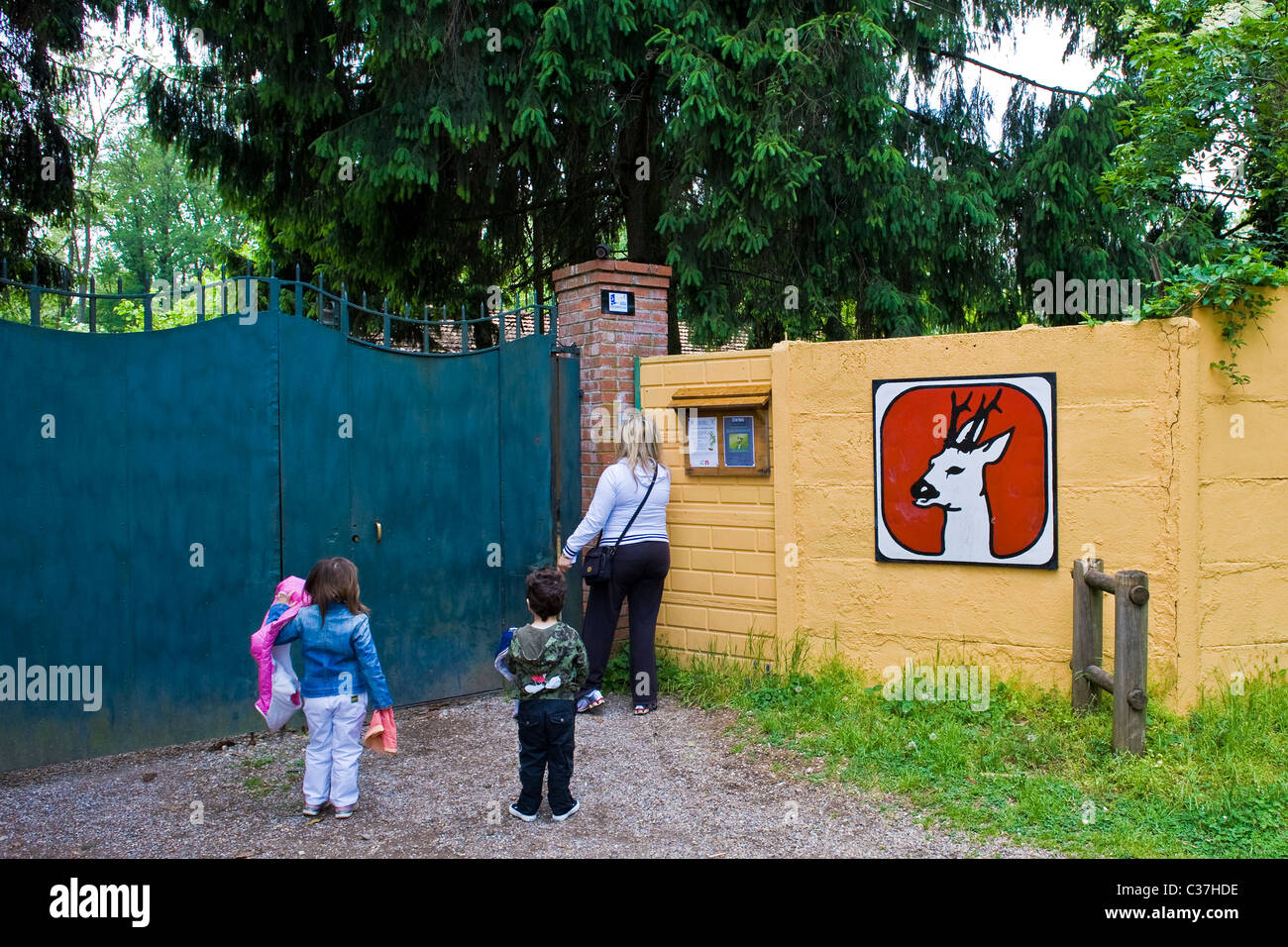 Vanzago WWF Center forest, Italy Stock Photo - Alamy