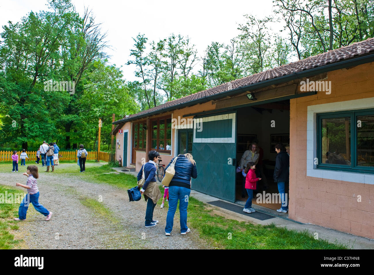 Vanzago WWF Center forest, Italy Stock Photo - Alamy