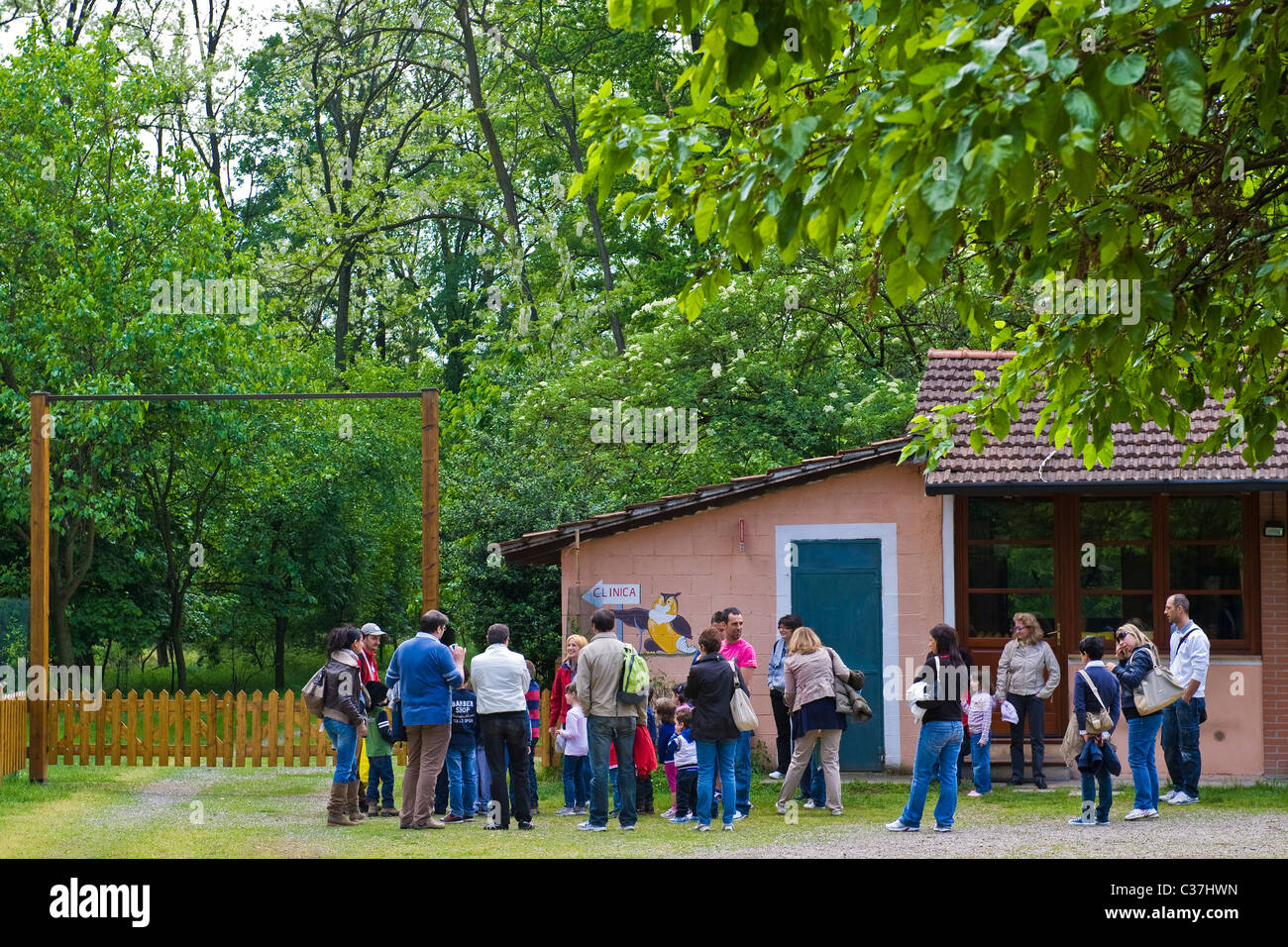 Vanzago WWF Center forest, Italy Stock Photo - Alamy