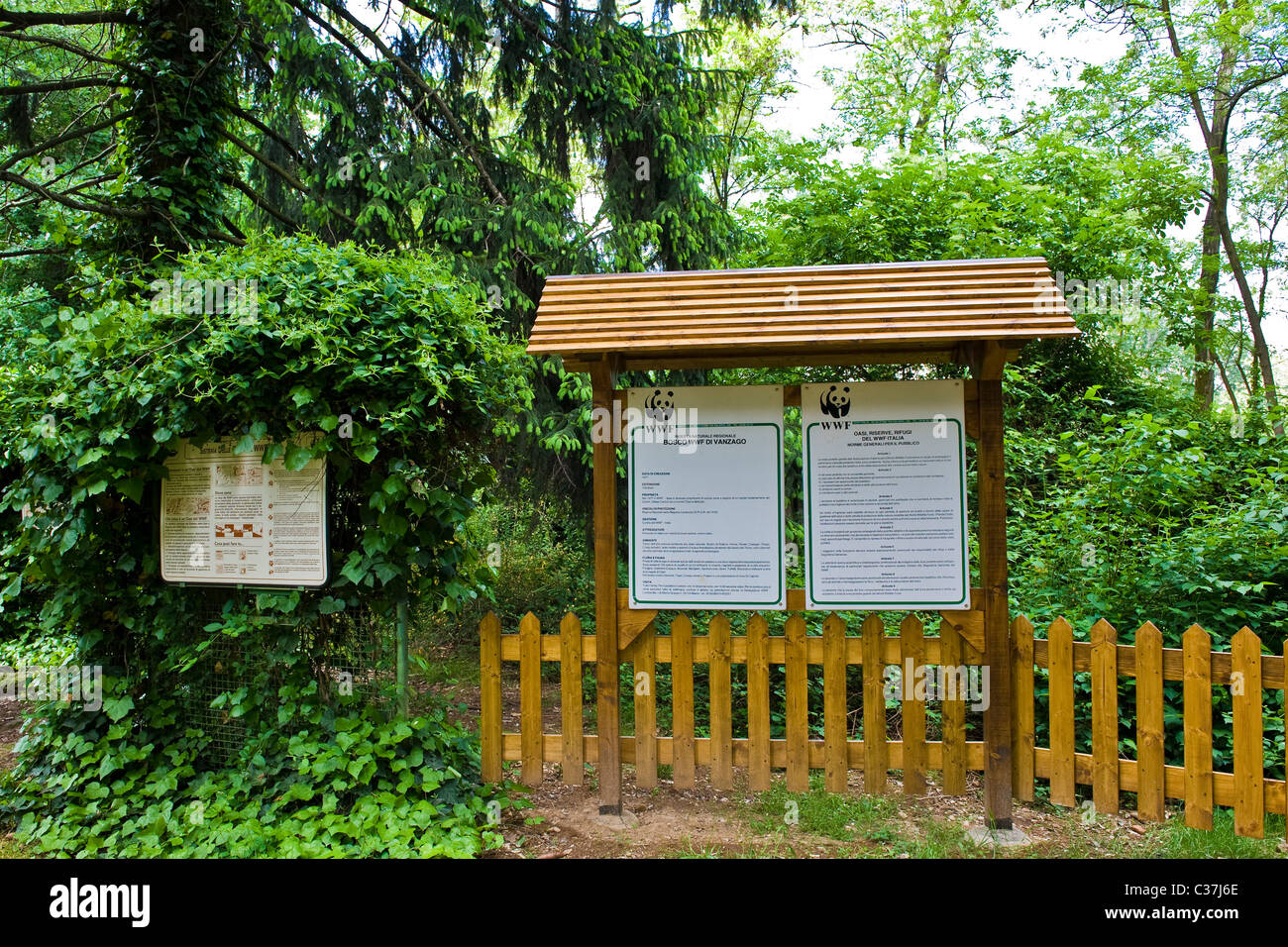 Vanzago WWF Center forest, Italy Stock Photo - Alamy
