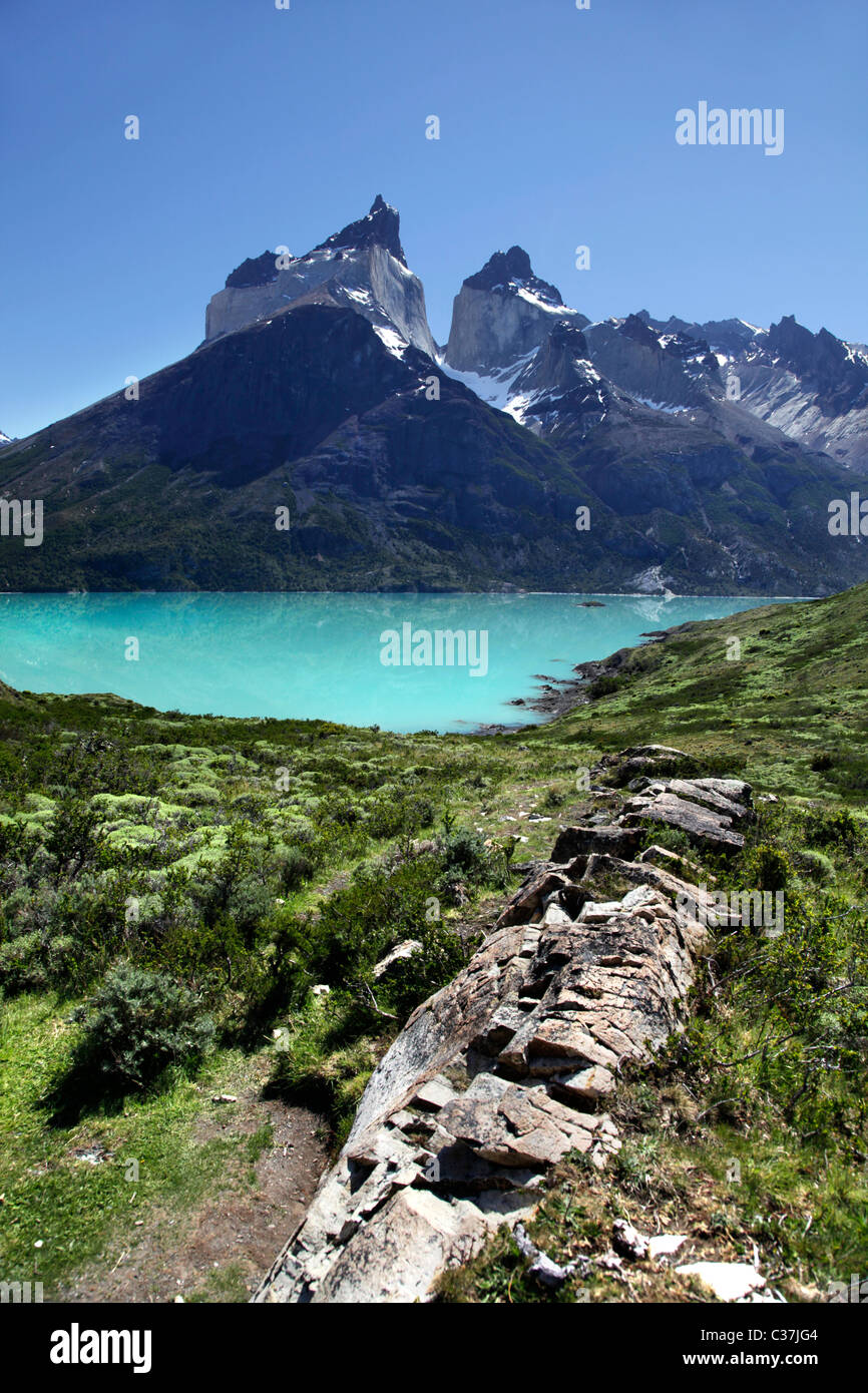 Views of Torres del Paine, Patagonia, Chile, South America Stock Photo ...