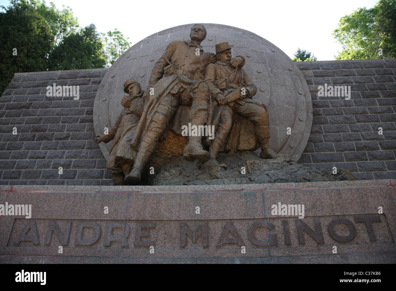 Andre Maginot Memorial, Verdun, France Stock Photo - Alamy